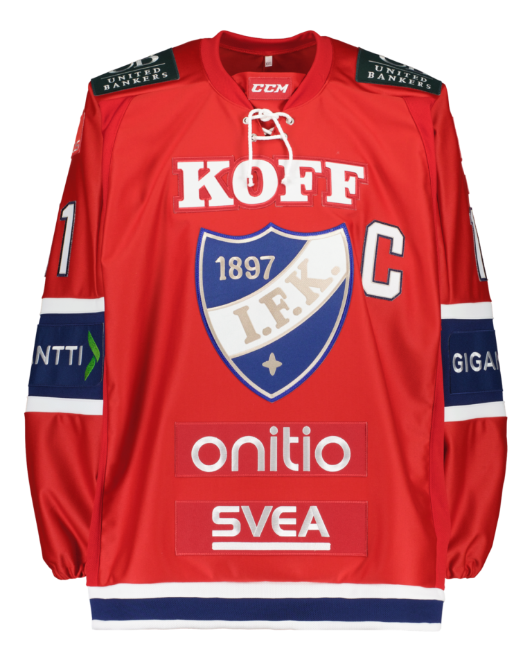HIFK Game Worn Pelipaita, Punainen 2025-2026 - HIFK shop